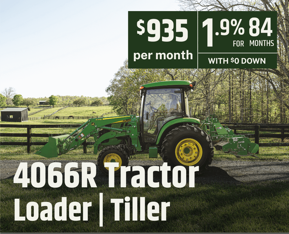 4066R Tractor & Tiller Package | Midwest Machinery